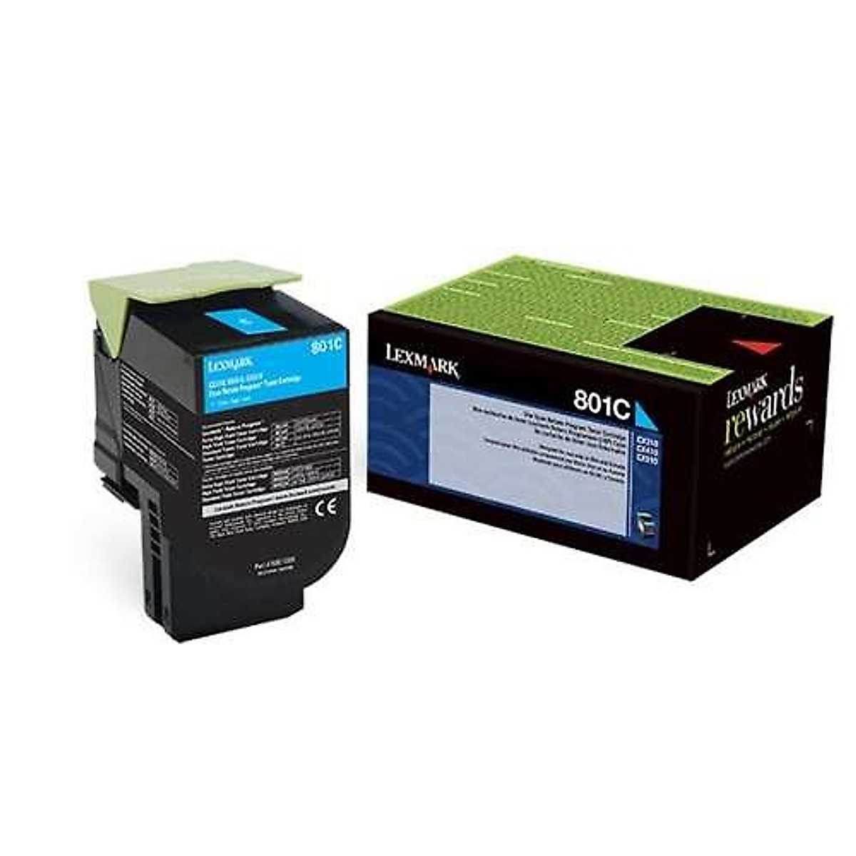 Lexmark 80C10C0, 80C10K0, 80C10M0, 80C10Y0 Standard Yield Toner Cartridge Set