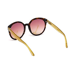 Tom Ford FT0503 52Z Dark Havana Philippa Round Sunglasses Lens Category 2 Lens