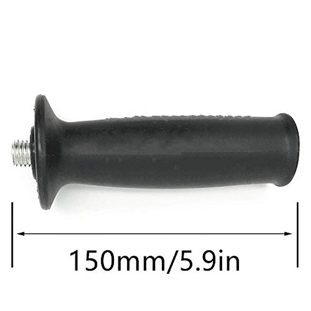 XMHF 12mm Dia Thread Plastic Angle Grinder Sander Handle Tool Black 2Pcs