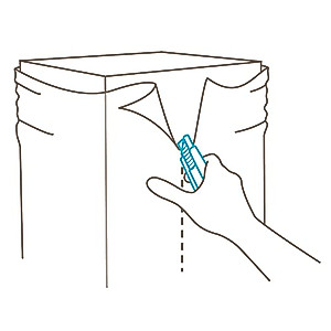 Martor 175001.02 Safety Knife Secunorm 175", Blue/Black