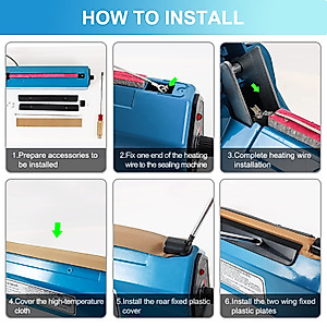 Impulse Heat Sealer Replacement Parts Strip - Repair Parts - Food Saver sealer Parts for PFS-200 2 Pieces 200 mm