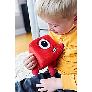 hand2mind Numberblock One Plush, Numberblocks Plush, Numberblocks Toys, Cute Plushies, Plush Toys, Cute Stuffed Animals, Preschool Toys, Sensory Toys, Imaginative Play Toys (7 in.)