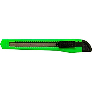 20x Bulk Small Neon Green Utility Knife Box Cutters Snap Off Blade 9MM Blade