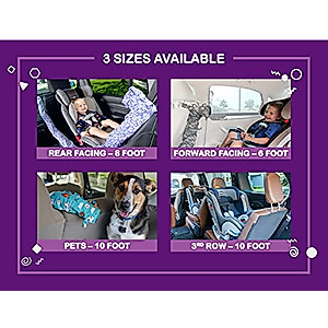 The Noggle-Making The Backseat Cool Again-Quick & Easy to Use Car Travel Accessories for a Comfy Ride Summer or Winter-Air Vent Extender Hose Directs Cool or Warm Air to Your Kids - 8ft, Black Ice