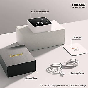 Temtop Indoor Air Quality Meters PM2.5 AQI Air Quality Monitor Home Air Testing Kit, P10