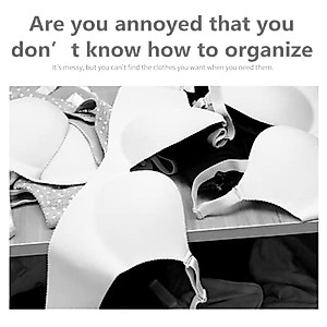 Cafurty Closet Hanging Organizer with Mesh Pockets & Rotating Metal Hanger,Dual Sided Wall Shelf Wardrobe Storage Bags,Oxford Cloth Space Saver Bag for Bra Underwear Underpants Socks -Grey