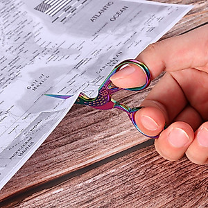 5 Pieces Stainless Steel Tip Classic Stork Scissors Crane Design 3.6 Inch Sewing Dressmaker Scissors for Embroidery, Craft, Needle Work, Art Work or Everyday Use (Style A)