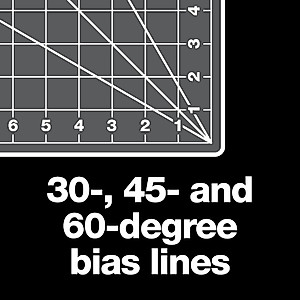 Fiskars 12-83717097J Self Healing Rotary Cutting Mat, 18x24, Gray