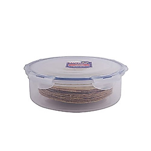 Lock & Lock Round 2.5ltr, 8.6 x 8.6 x 24.5 cm, Clear