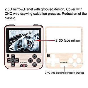 SUPERFLEX RG280V Mini Handheld Game Console with 23000 Games, 16 + 128G 2.8inch IPS Screen Game Console, Retro Game Console Portable Video Game Console
