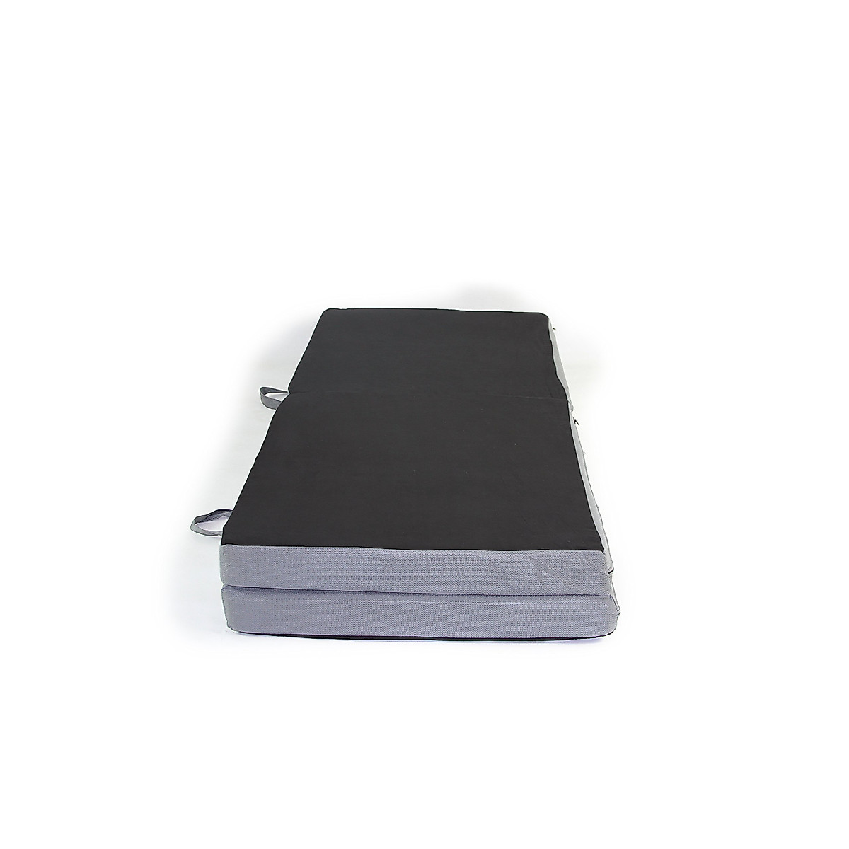 American Furniture Alliance Adult Quadfold Hide 'A Mat, Black/Charcoal, Full Folding-Mattress