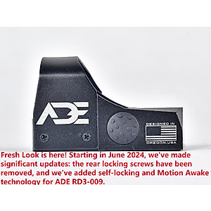 Ade Advanced Optics Crusader RD3-009 Red Dot Reflex Sight for Sig Sauer P365 Handgun Pistol, Black