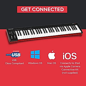Nektar SE61 - USB MIDI Controller Keyboard with Nektar DAW Integration, Black