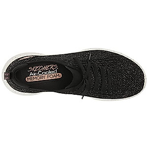 Skechers Sport Women's Women's Ultra Flex 3.0 Sneaker, Black/Rose Gold=BKRG, 7