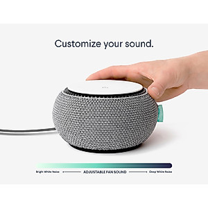 SNOOZ White Noise Sound Machine (Cloud) and SNOOZ Official White Noise Sound Machine Travel Case