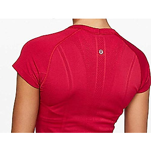 Lululemon Swiftly Tech Short Sleeve Crew (Dark Red, 6)