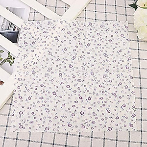 7pcs Different Pattern Patchwork Fabric 100% Cotton Batiks Sewing Scrapbooking Quilting Artcraft for Sewing Craft Cloth DIY Wallet Cushion Cover(5050cm)