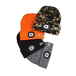 Funny Gifts for Dad from Daughter Son Fathers Day Beanie Winter Hat Christmas Stocking Stuffers for Men Daddy Step Dad Him