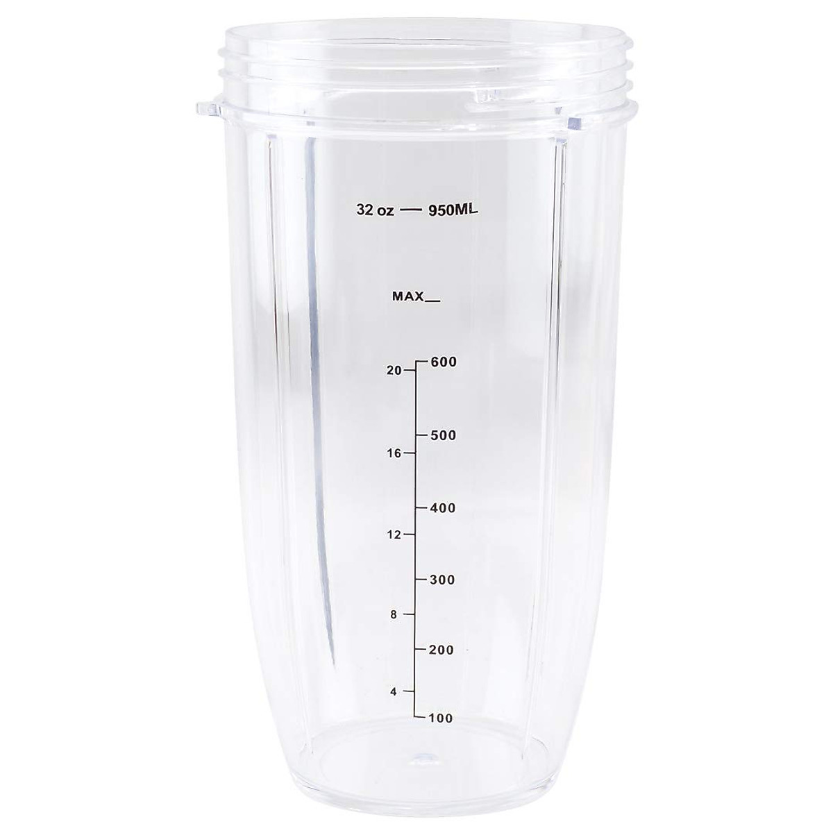 32 oz Tall Colossal Cup Replacement Part Compatible with Nutri Bullet 600W 900W Blenders NB-101B NB-101S NB-201