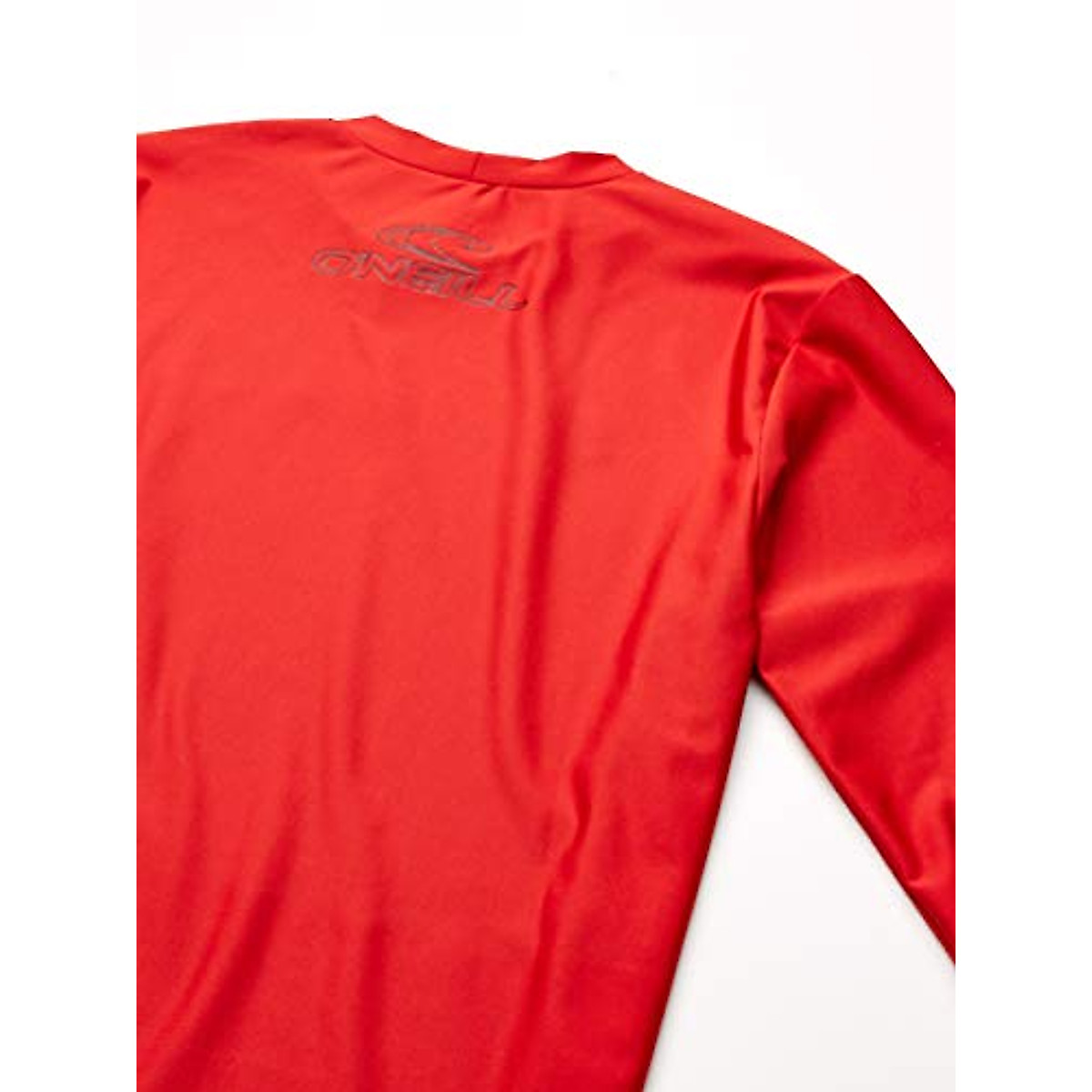 O'NEILL boys Youth Basic Skins 50+ L/S Sun Shirt Rash Guards, Red, 6 US