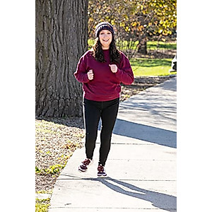 Funky Junque Oversized Slouchy Beanie - Black Kaleidoscope