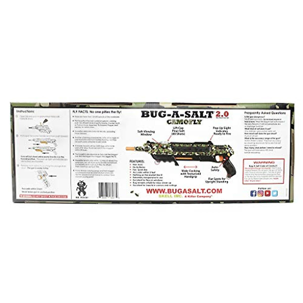 Bug-A-Salt Camofly 2.0 Insect Eradication Gun