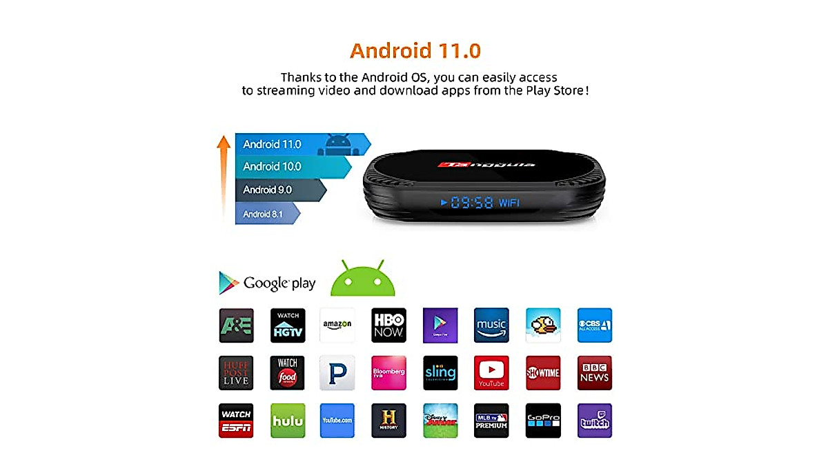 X-verse Tanggula X5 Android TV Box - 4GB/128GB, 8K, WiFi
