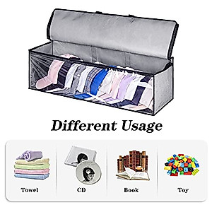 KEETDY 24 Large Pockets Over The Door Hat Rack and Hat Storage for Baseball Caps Organizer Hat Bag