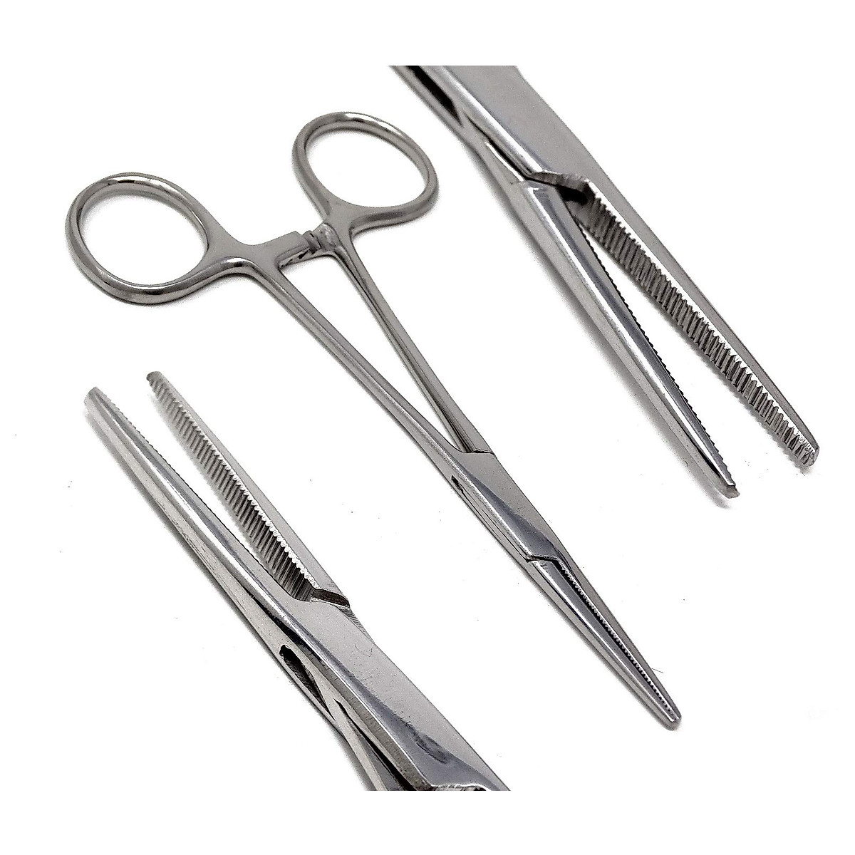Dog Pet Ear/Nose Hair Puller Grooming Hemostat Locking Forceps Pliers, 5.5" (14cm), Straight