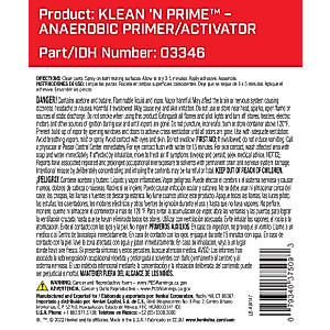 Loctite 494147 Klean N' Prime Anaerobic Primer Activator Can, 4.5-oz.