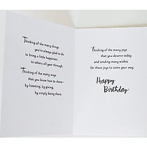 Greeting Card Sister-in-Law There's So Much To Love About You Happy Birthday Thinking of The Many Joys That You Deserve Today