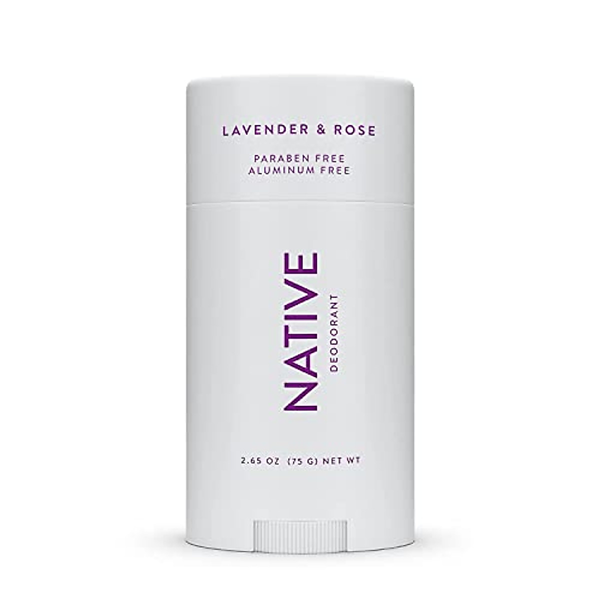 Native Deodorant | Natural Deodorant for Women and Men, Aluminum Free with Baking Soda, Probiotics, Coconut Oil and Shea Butter | Lavender & Rose