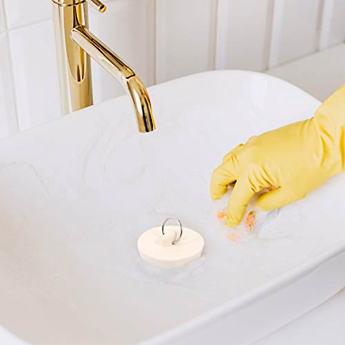 CAXUSD 8 Pcs Sewer Plug Shower Stopper Bath Plug Wash Basin Sink Kitchen Sink Stopper Bathtub Stopper Cover Bath Tub Drain Plug Sink Stopper Replacement Toilet Lid Decal Tub Plug Rubber