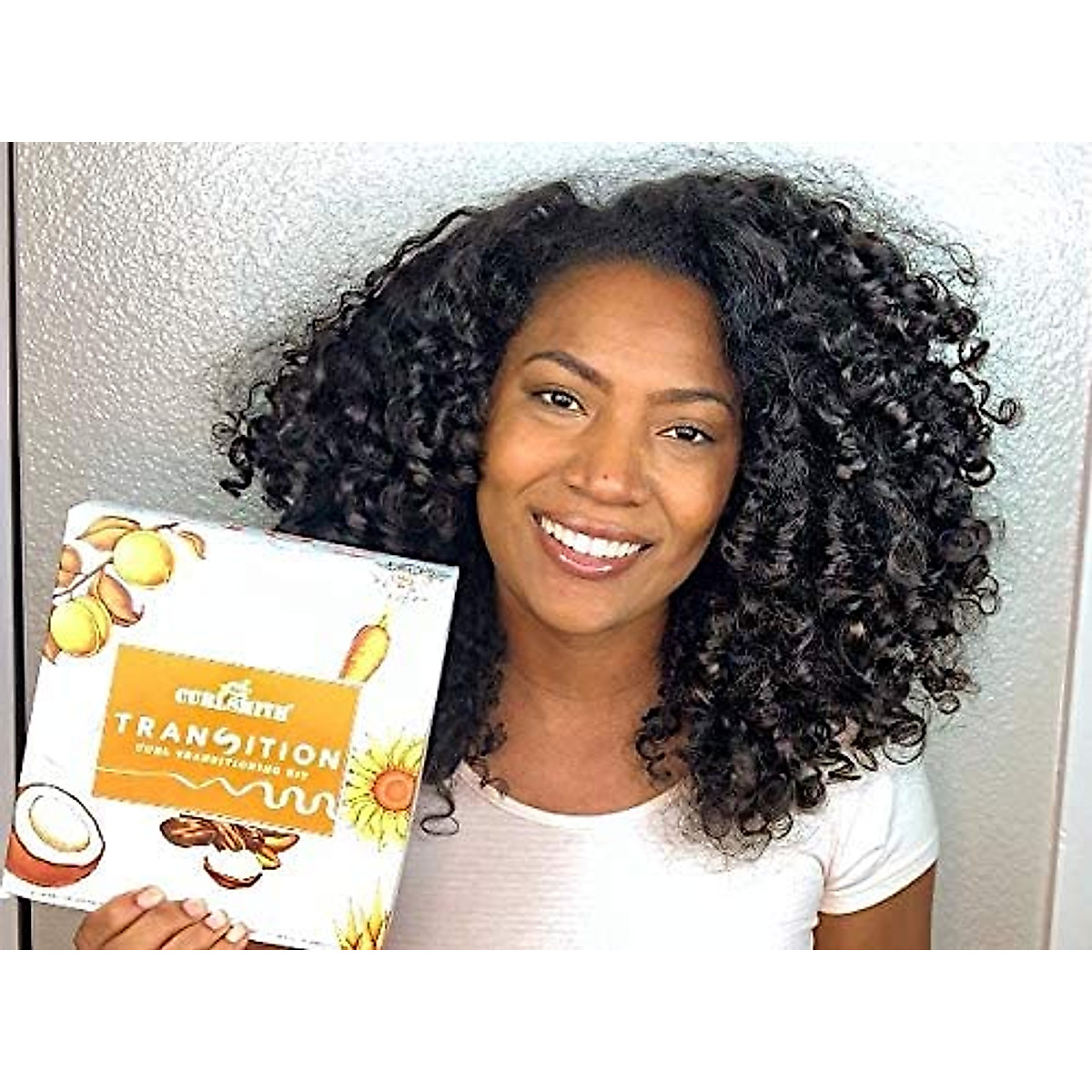 CURLSMITH - Transition Kit - Vegan Haircare Kit for Dry, Wavy, Curly or Coily Hair (1 x 12oz, 1 x 8oz, 2 x 2oz)