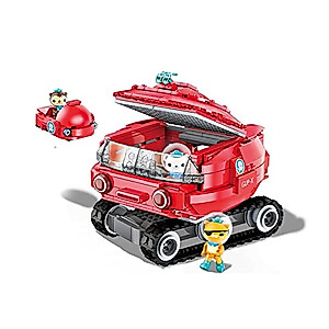 Enlighten for Age 6+ Building Block Ocean Adventure Octonauts GUP-C Blue Whale Vehicle & Barnacles Kwazii Tweak 630pcs Building Brick Set-No Package Box