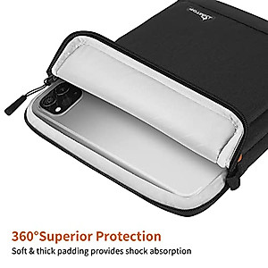 12.9 Inch Tablet Sleeve Compatible with iPad Pro 12.9-inch (3rd/4th/5th/6th Generation), Samsung Galaxy Tab (S9 FE/S9+), SurfacePro 8/9, YKK Zipper, Detachable Shoulder Strap, Hidden Handle.