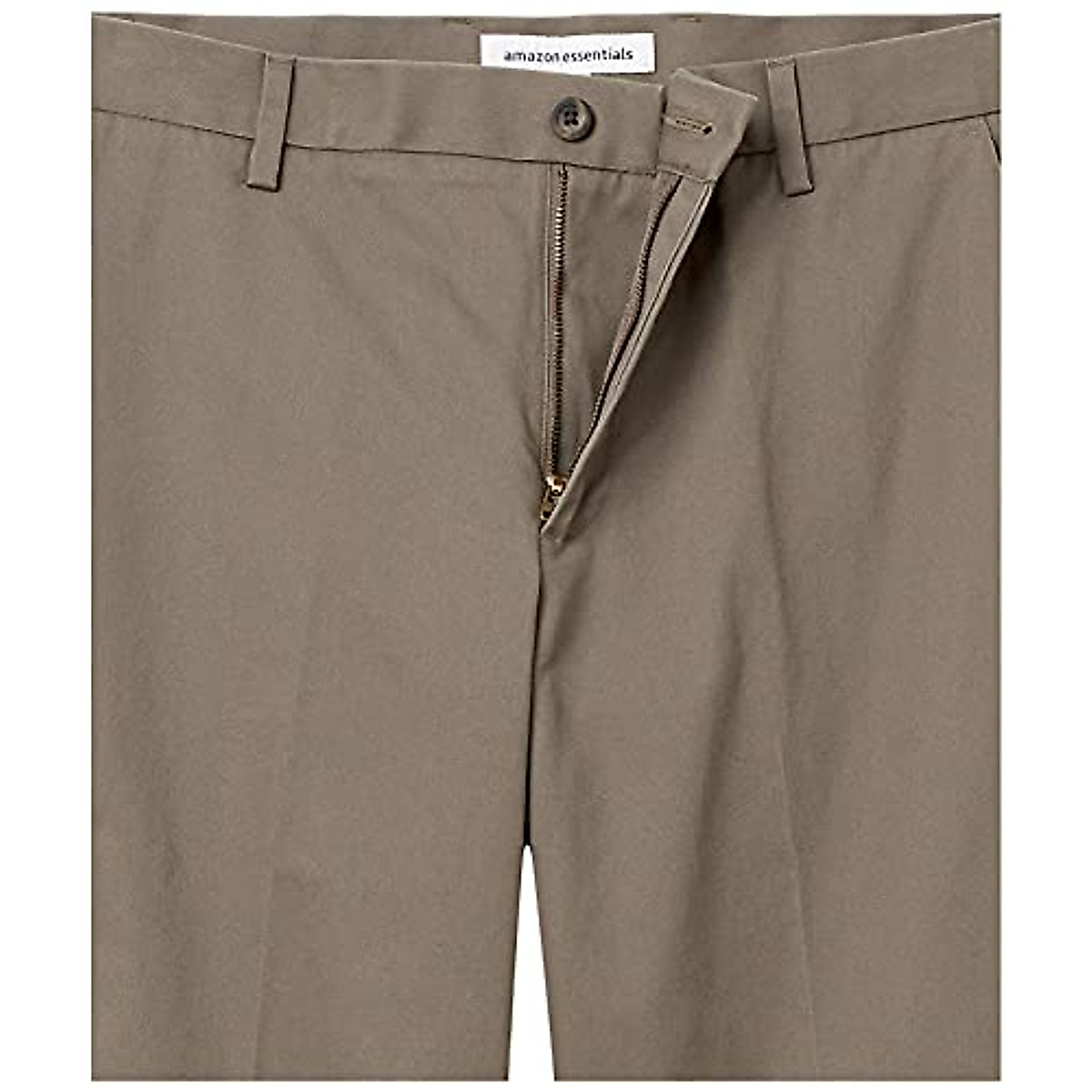Amazon Essentials Men's Classic-Fit Wrinkle-Resistant Flat-Front Chino Pant (Available in Big & Tall), Taupe, 40W x 30L
