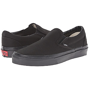 Vans Unisex Adults’ Classic Slip On Trainers Black/Black