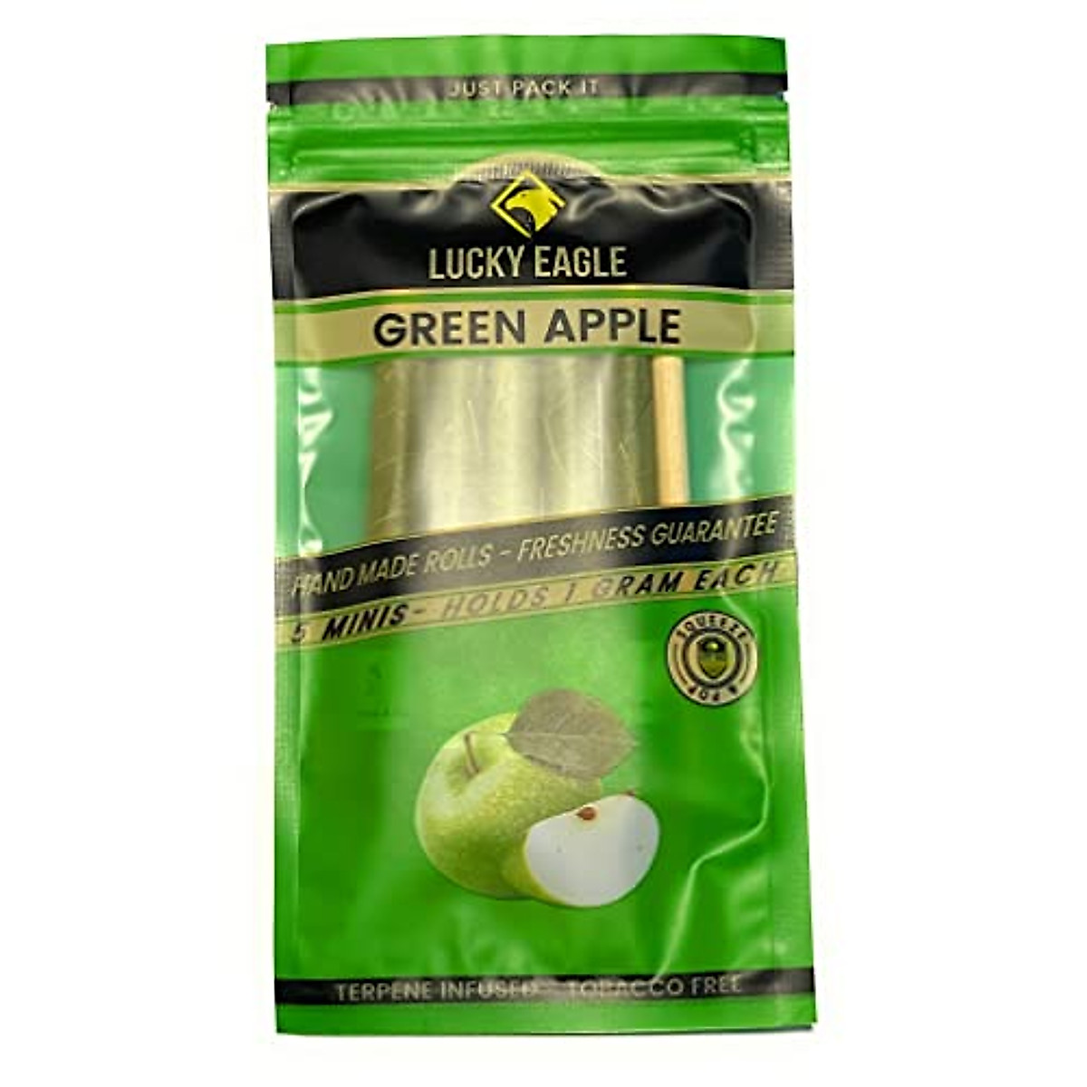 Lucky Eagle Flavor Rolls 5 pack (Green Apple, Mini)