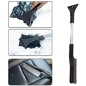 Chendunchishi Snow Shovel Removable car Snow Removing Scraper deicing Brush Tool