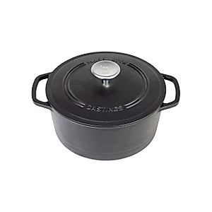 Marquette Castings 4 qt. Enameled Cast Iron Dutch Oven (Matte Black)