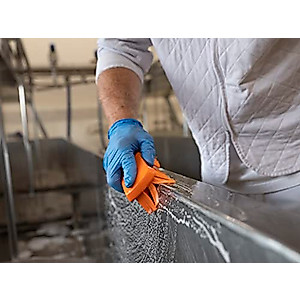 Vikan 38913 UST 6.9" Hand Brush - Stiff, Blue