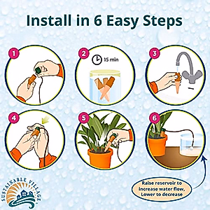 Blumat Classic Plant Watering Stakes | for Everyday Home or Vacation Use | Indoor or Outdoor Water Spikes for Plants | Automatic Drip Irrigation (3 Pack)