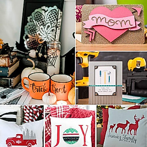 EVISWIY 4PCS 12x24 Mats for Cricut Maker 3/Maker Explore Air 2/Air/One with 5 PCS Blades StandardGrip/LightGrip/StrongGrip/FrabricGrip Multiple Green Blue Purple Pink Cricket Cutting Mats for Cricut