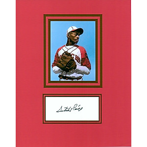 Kirkland Satchel Paige 8 X 10 Autograph Photo on Glossy Photo Paper