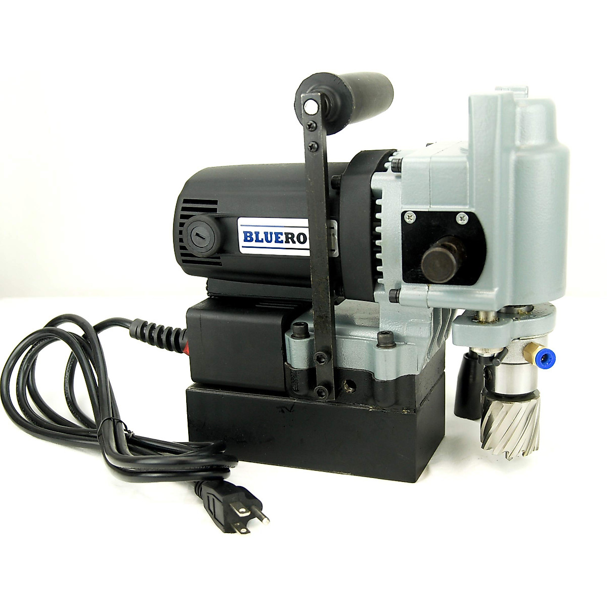 TYP-28A Mag Drill BLUEROCK Tools MINI Magnetic Drill Typhoon Small Mag Annular