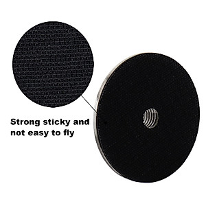YDROWN 3 Inch Aluminium Backer Pad for Diamond Polishing Pad Holder Hook and Loop Connector 5/8-11 Thread (3 Inch)