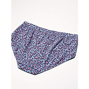 Just My Size Women's Plus Size Cool Comfort Ultra Soft Brief 6-Pack, Assorted, 10