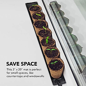 BN-LINK Durable Seedling Heat Mat Warm Hydroponic Heating Pad Waterproof 3" x 20" for Seed Starting Greenhouse and Germination