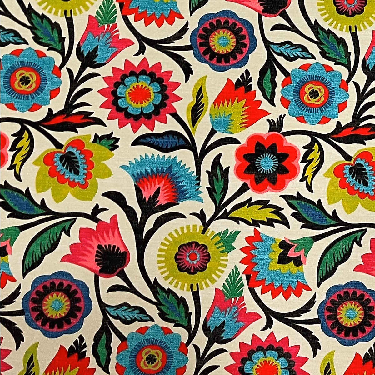 Resort Spa Home Decor: Foam Adirondack Outdoor Chair Cushion | 48” x 20” x 2” | Water and Fade-Resistant Spun Fabric | Fiesta Floral Desert Flower